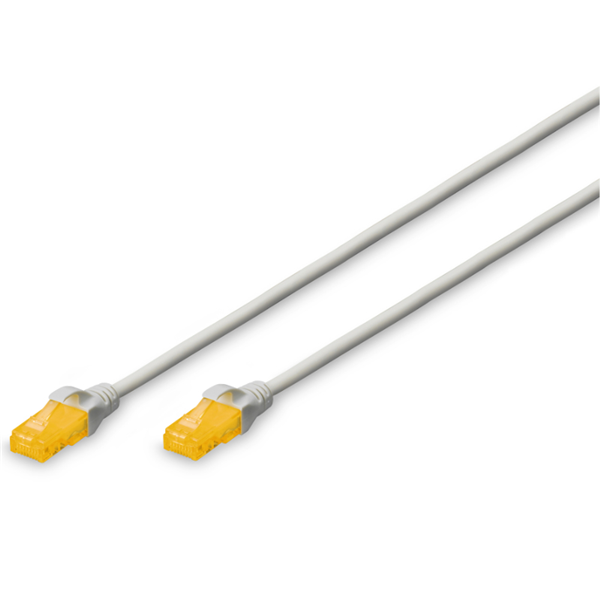 Digitus UTP Slim CAT6 Patch Lead - 2m Grey from Dove Electronics
